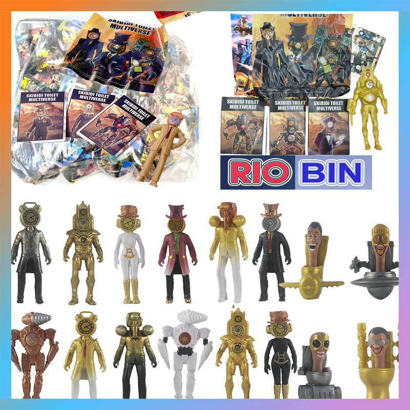 Túi mù Mô hình nhân vật trong Skibidi Toilet Man và Speakerman RIOBIN ...