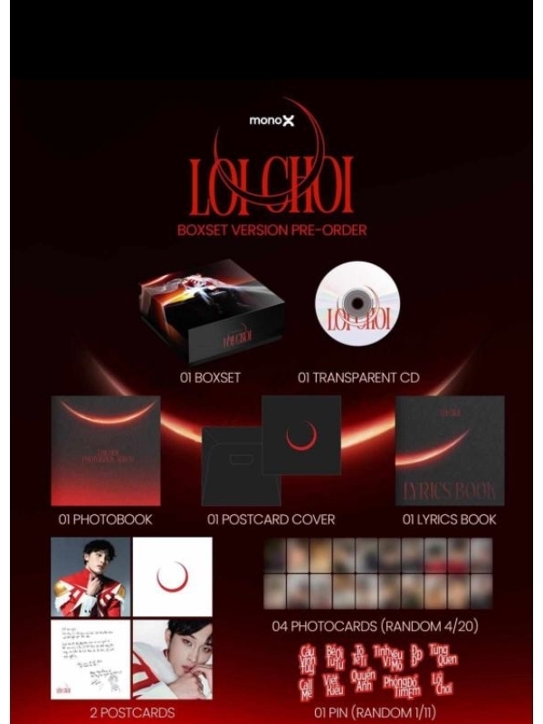 Album Loi Choi - Boxset version. | Shopee Việt Nam