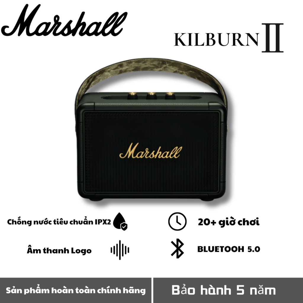 Loa di động Bluetooth Marshall Kilburn 2 | Bộ khuếch đại âm thanh | Shopee Việt Nam