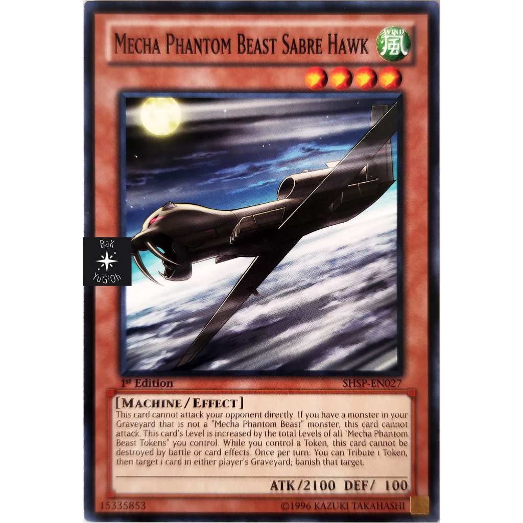 [BaK Yu-Gi-Oh!] [Thẻ Bài Chính Hãng] Mecha Phantom Beast Sabre Hawk |EN ...