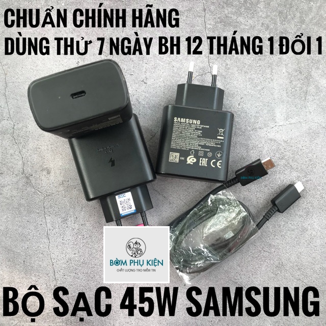 [HÀNG CHÍNH HÃNG] Bộ Sạc 45W Samsung EP-TA845 T4510 Chính Hãng - Bảo Hành 12 Tháng | Shopee Việt Nam