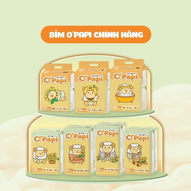 Tã/Bỉm O'papi Nhật Bản đủ size cho bé opapi thấm hút siêu tiết kiệm cho ...