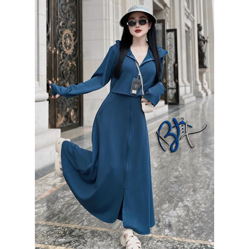 Áo Chống Nắng Toàn Thân Nữ From Dài Rộng Chất Vải Umi Hàn UPT50+ Chống ...