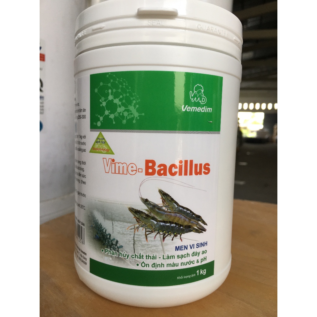 MEN VI SINH BACILLUS CHUYÊN DÙNG CHO AO NUÔI TÔM QUÃNG CANH VÀ CÔNG NGHIỆP 1KG | Shopee Việt Nam