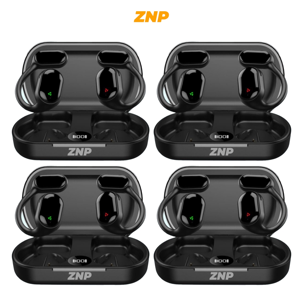 4 Cái Tai Nge Không Dây ZNP Thể Thao Chống Nước Không Đau Tai | Shopee ...