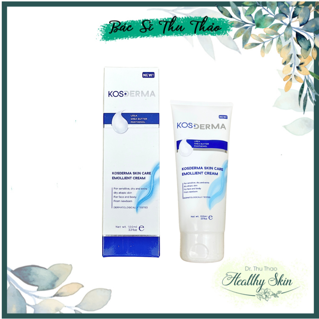 [100mL] Kem dưỡng ẩm Kosderma Skin Care Emollient Cream | Shopee Việt Nam