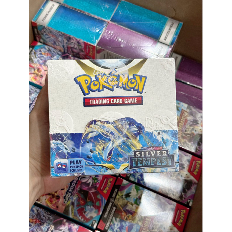 Pokémon TCG: Sword & Shield-Silver Tempest Booster Display Box (36 ...