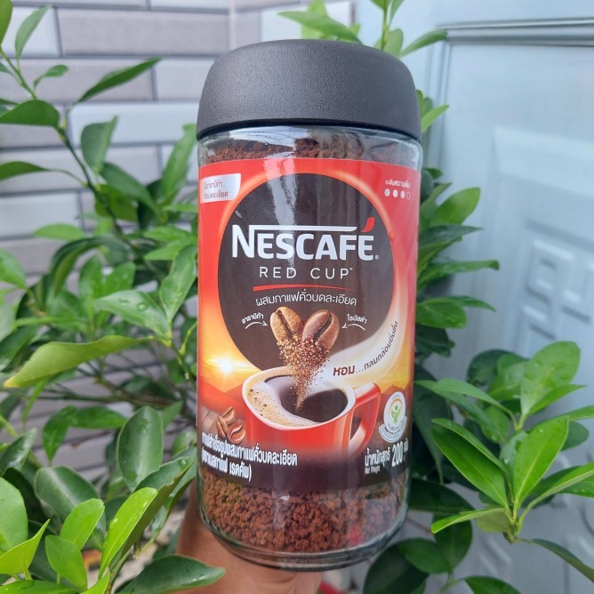 Nescafe Redcup hũ 200g cà phê hòa tan kết hợp cà phê rang xay (Thái Lan) -DATE mới | Shopee Việt Nam