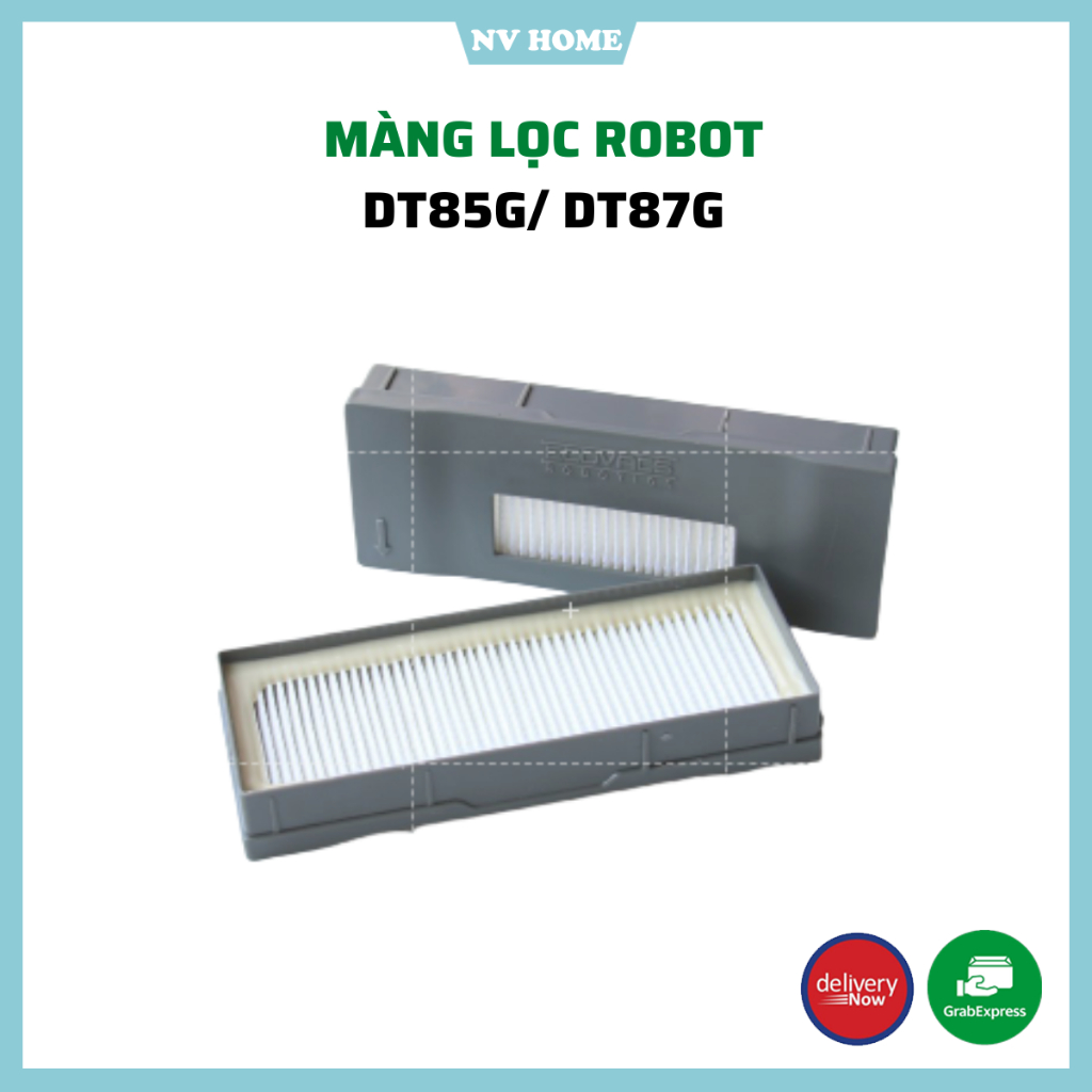 Phụ kiện robot hút bụi lau nhà DT85G DT87G màng lọc hepa, lọc bụi ...