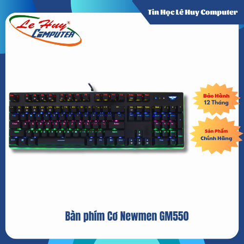 [Mã 99ELHA giảm 7% đơn 300K] Bàn phím Cơ Newmen GM550 | Shopee Việt Nam