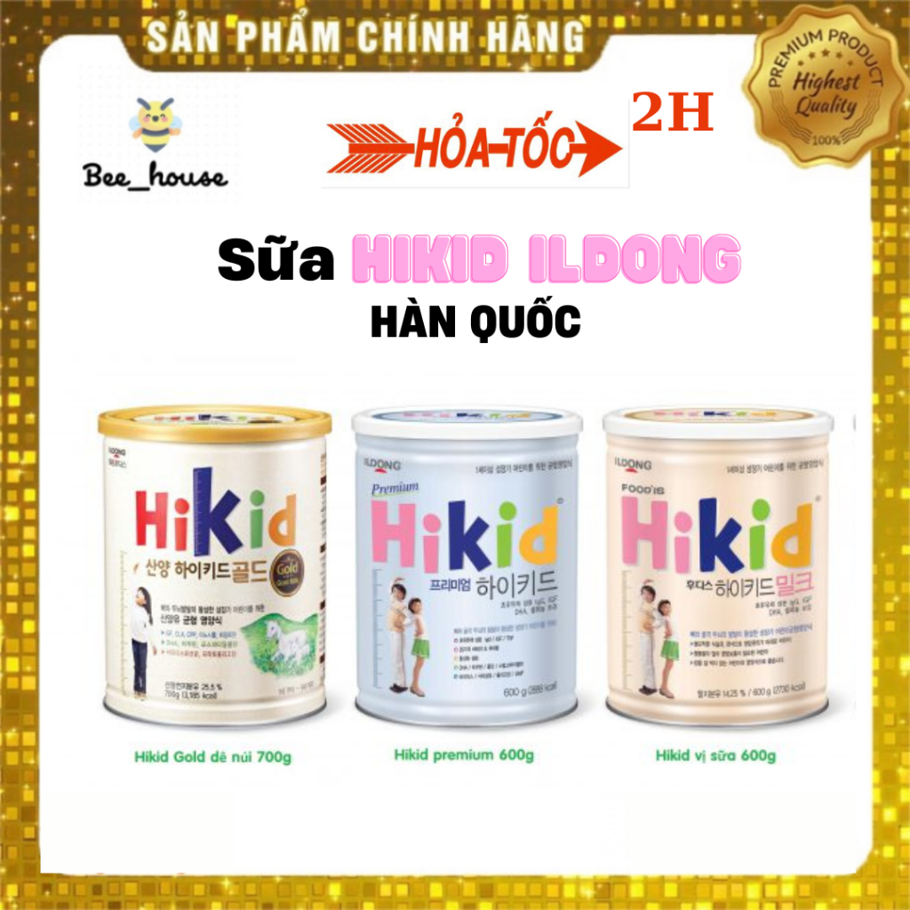 [ MÃ GIẢM TRÊN LIVE] Sữa Hikid Ildong Hàn Quốc 600g | Shopee Việt Nam
