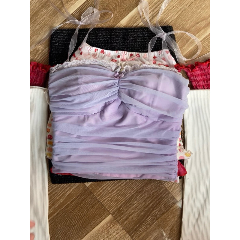[ymyhoi] Áo tube, 2dây, áo kiểu | Shopee Việt Nam