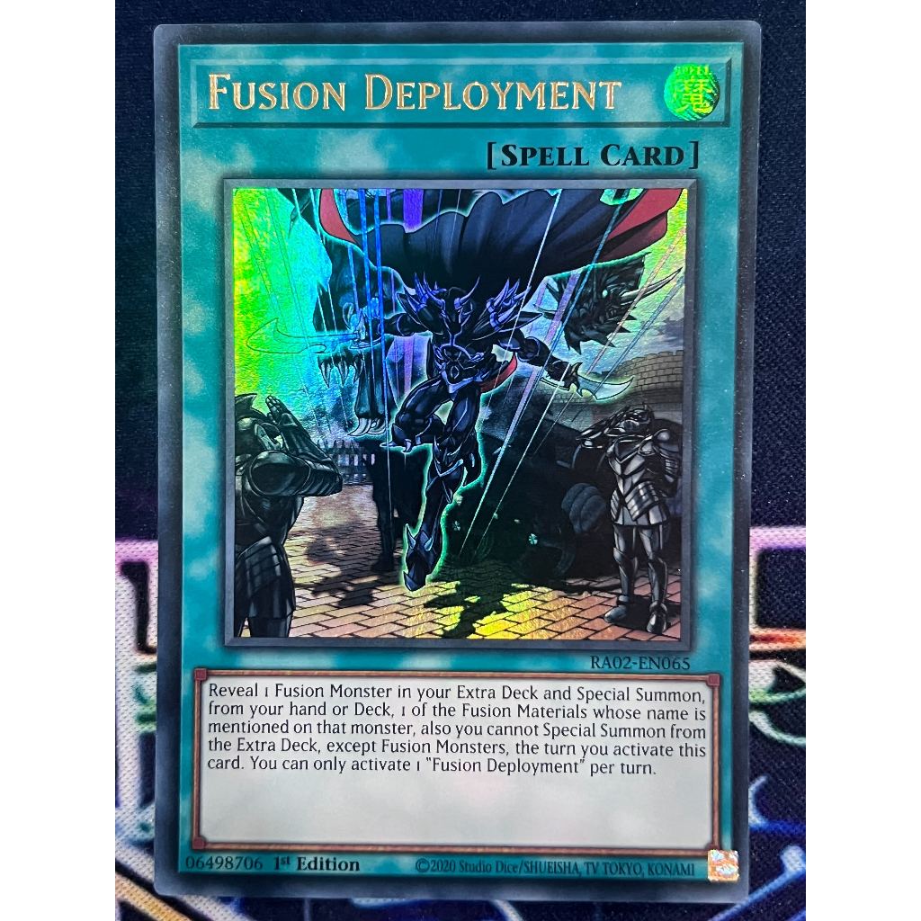 [YGO Edison] Thẻ bài Yugioh: UK - Fusion Deployment - RA02-EN065 | Shopee Việt Nam