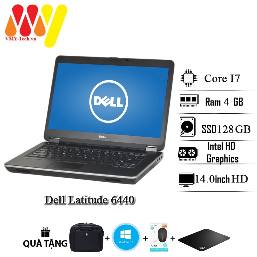 Laptop Dell Latitude 6440, E6440, Core i7-4600M, Ram 4GB, SSD 128GB ...