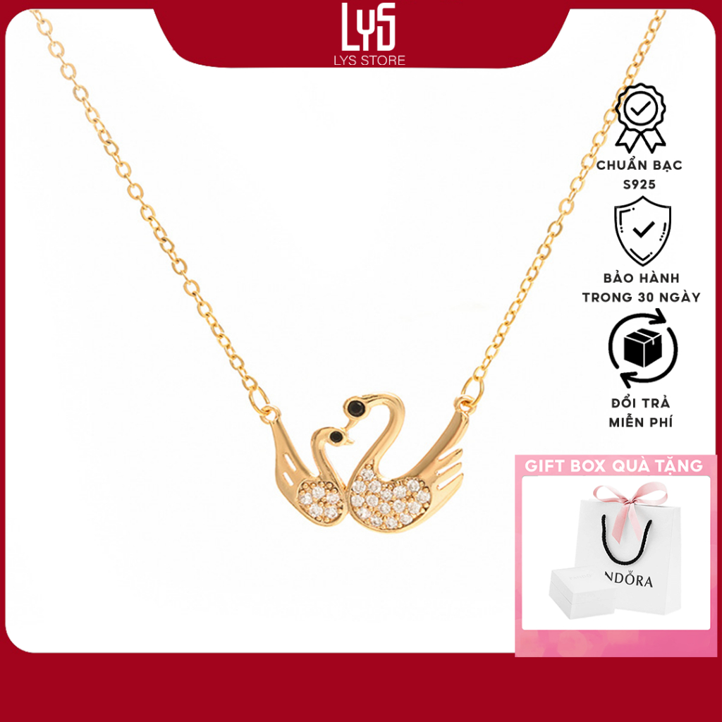 Dây chuyền nữ Lys Thiên Nga 6399 - Dây chuyền chuẩn Bạc | Shopee Việt Nam