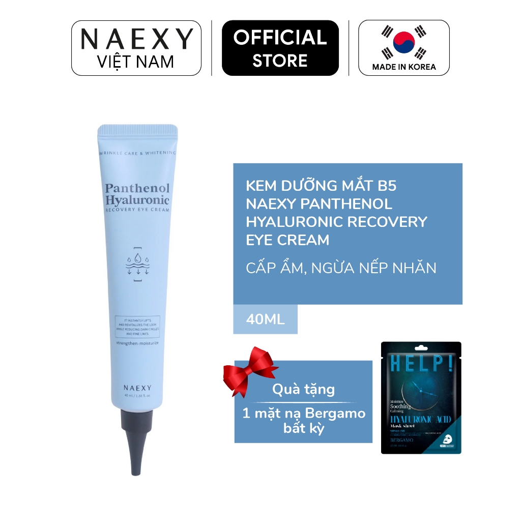Kem dưỡng mắt B5 Naexy Panthenol Hyaluronic Recovery Eye Cream 40ml ...