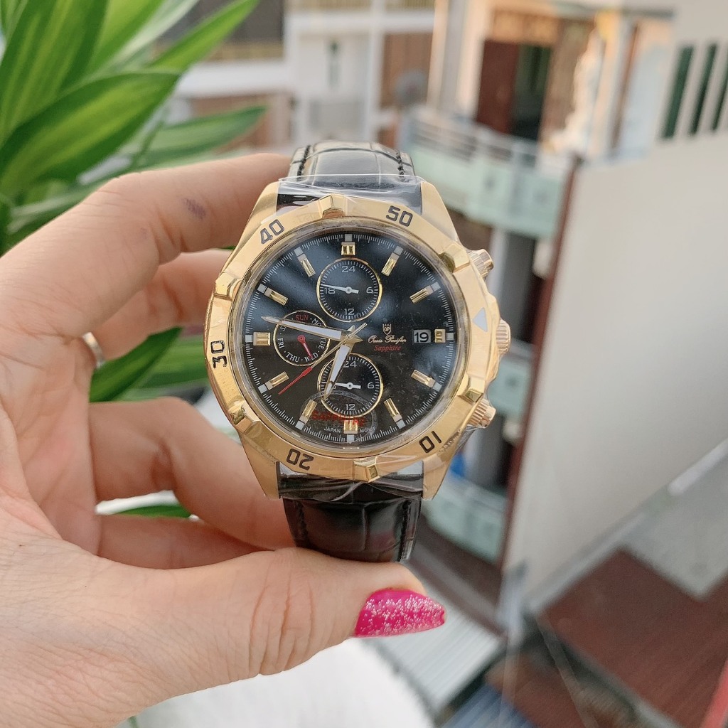 Đồng hồ nam oasis pacifier A2010 OP mặt kính sapphire dây da size 42mm ...