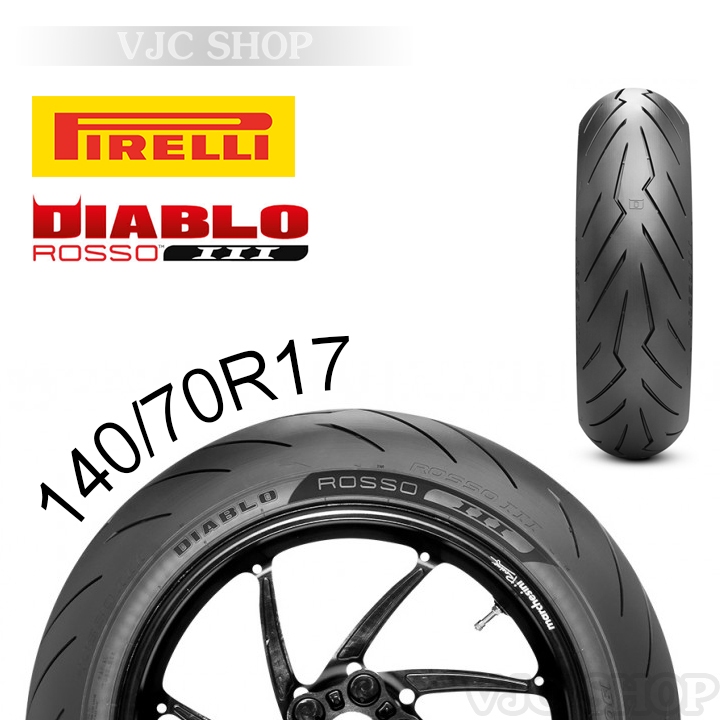 Vỏ Xe Pirelli 140/70R17 Diablo Rosso 3 66H TL - Vỏ Lốp Xe Radial Không Ruột Chất Lượng Cao ...