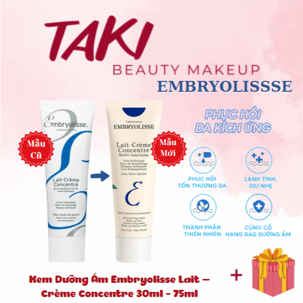 Kem Dưỡng Embryolisse Lait-Crème Concentré Phục Hồi Da 30ml | Shopee Việt Nam