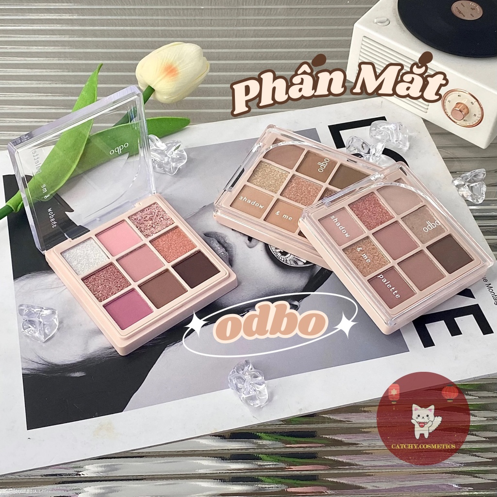 [ODBO] Bảng Phấn Mắt Odbo 9 Ô Shadow Me Vỏ Hồng Palette Odbo Cosmetics ...