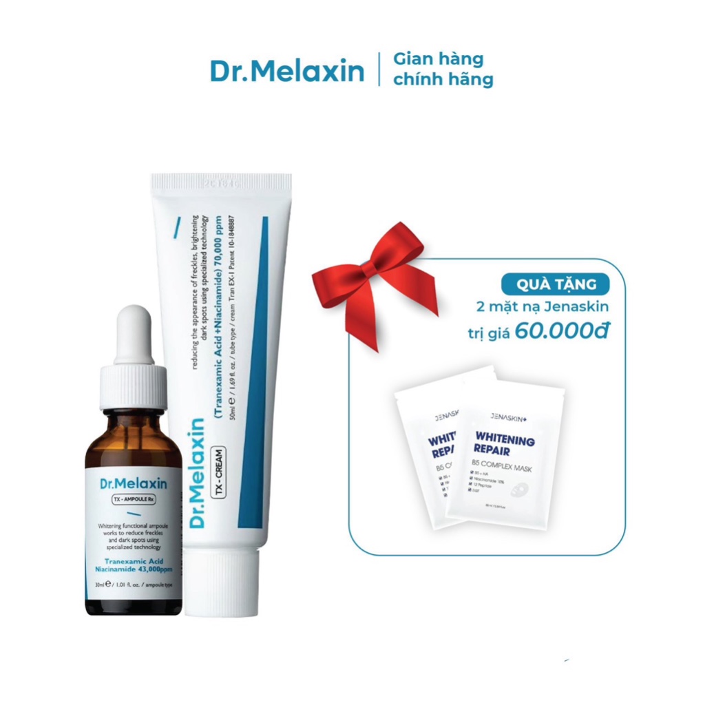 Dr Melaxin - Combo TX cải thiện thâm nám, dưỡng trắng da Serum 30ml ...