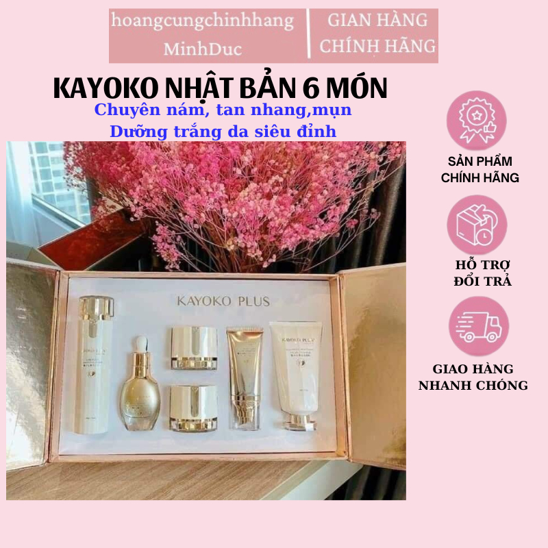 Bộ Mỹ Phẩm Cao Cấp Kayoko Plus 6in1 Chính Hãng Nhật Bản, Dưỡng Trắng Da ...