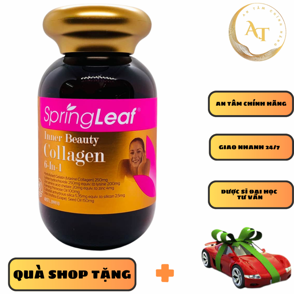 [CHÍNH HÃNG] Viên collagen Spring Leaf Inner Beauty 6 in 1 Collagen của ...