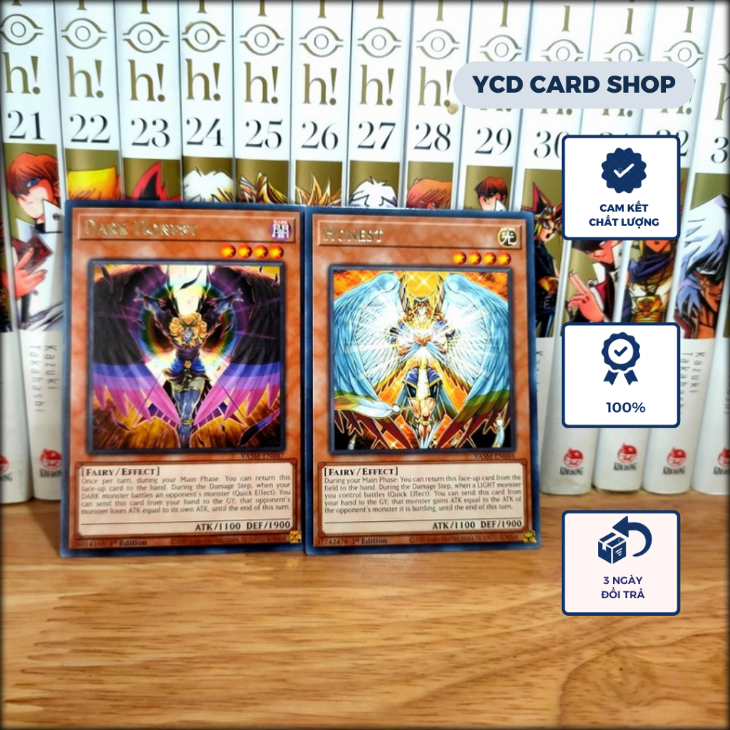 [YCDcardgame] Thẻ Bài Yugioh Chính Hãng Set Honest và Dark Honest ...