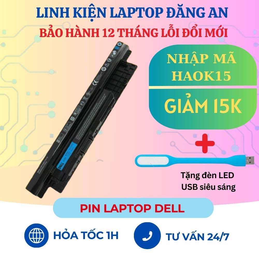 Pin Laptop DELL Inspiron Vostro Latitude- Pin Dell 3421 3521 3878 3542 ...