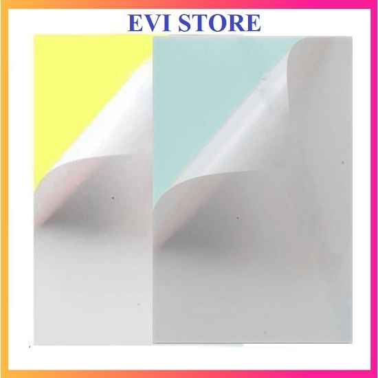 Decal A4 đế vàng / đế xanh tập 100 tờ | Shopee Việt Nam