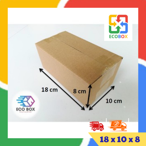 ECOBOX - 18x10x8 COMBO 10 hộp carton | Shopee Việt Nam