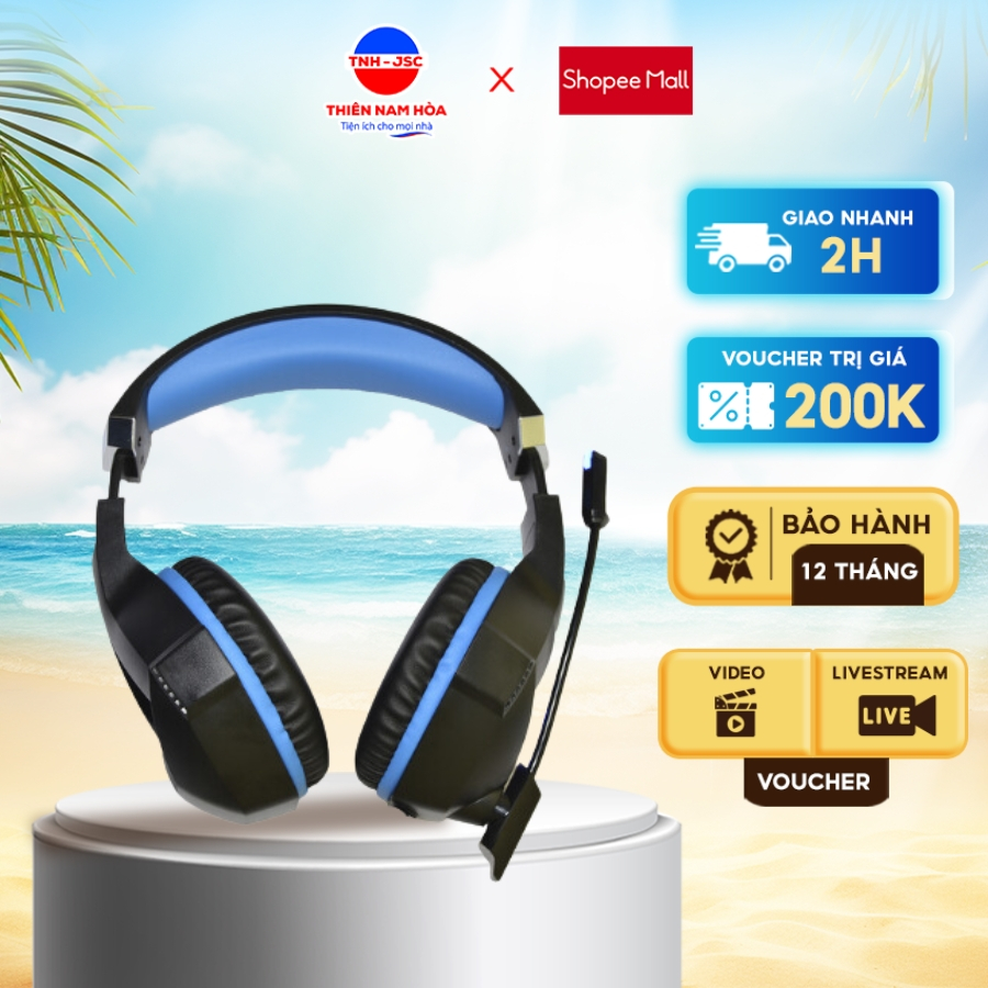 TAI NGHE TRÙM ĐẦU MICROLAB G7 - Jack cắm 3.5mm - Có Micro - Chơi game - Hàng chính hãng - BH ...