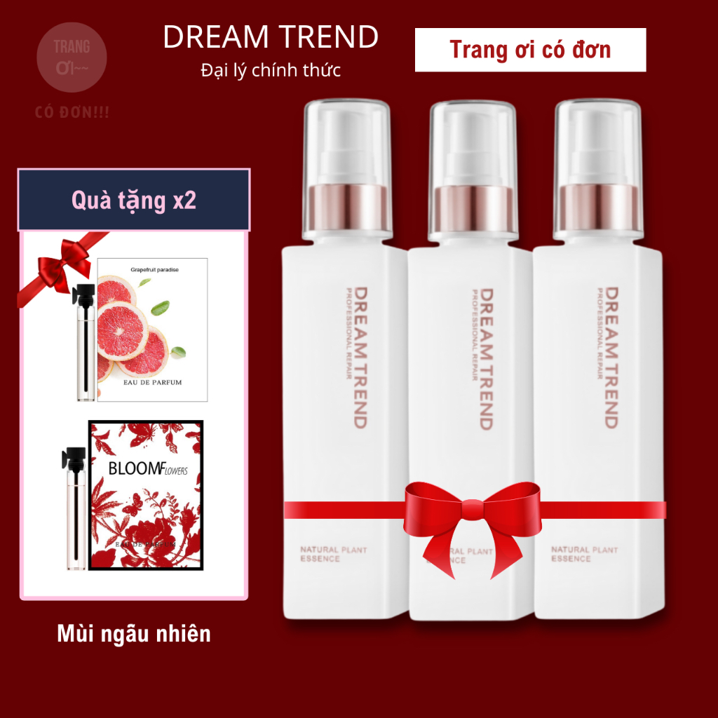 [Combo 3 aha HỒNG] Dưỡng tóc Dream Trend cho tóc nhuộm màu | Shopee ...