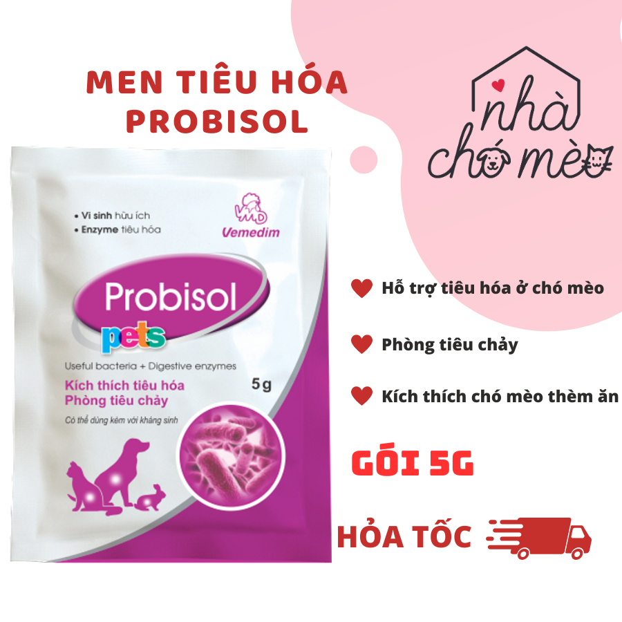 Men Tiêu Hóa Probisol Cho Chó Mèo Gói 5g | Shopee Việt Nam