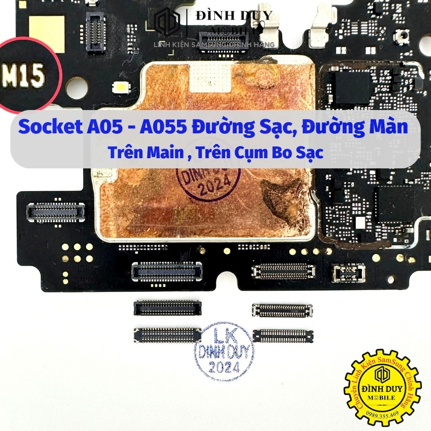Socket / Connect Samsung A05 - A055 Đường Sạc, Đường Màn Trên Main ...