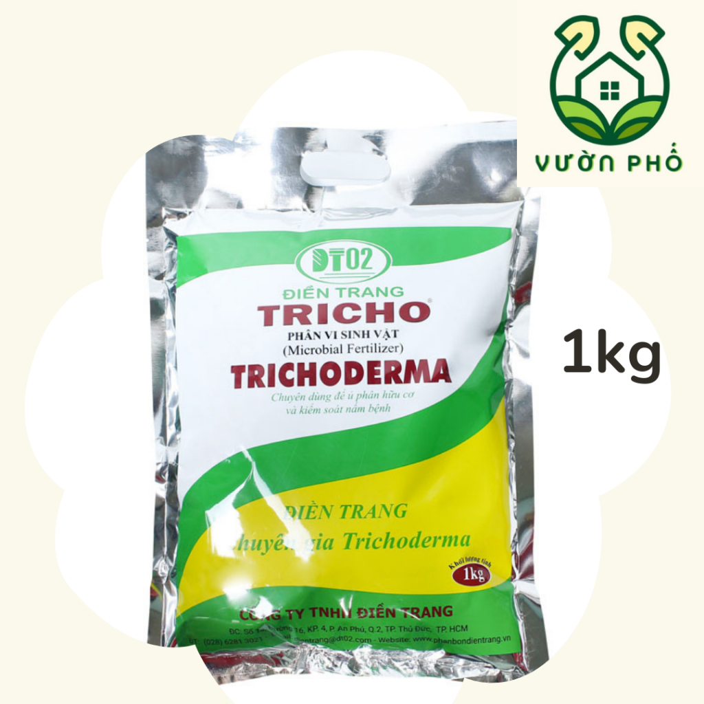 PHÂN VI SINH TRICHO ĐIỀN TRANG 1kg - NẤM ĐỐI KHÁNG TRICHODERMA / Tricho ...