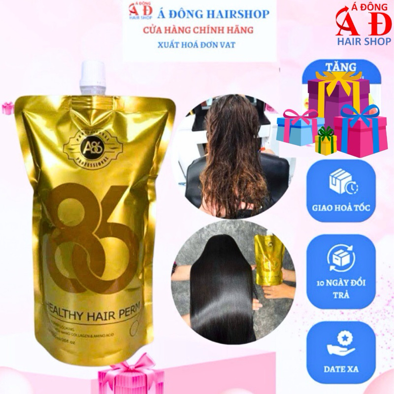 Dầu hấp ủ tóc siêu mượt phục hồi tóc A86 Collagen (dạng túi) 500ml ...