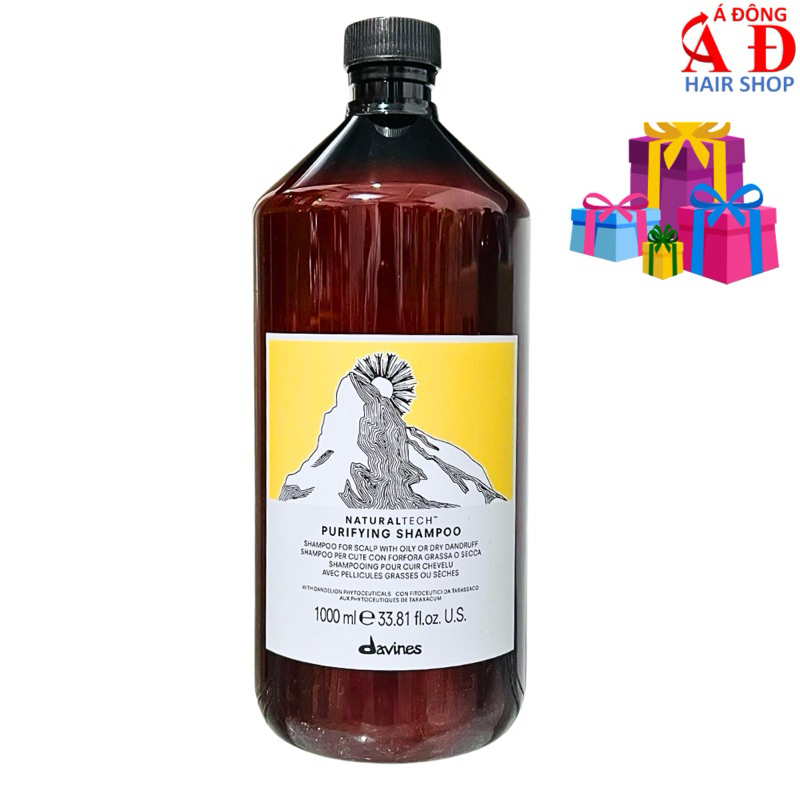 Dầu gội ngăn ngừa gàu ngứa Davines Naturaltech Purifying shampoo 250/1000ml | Shopee Việt Nam