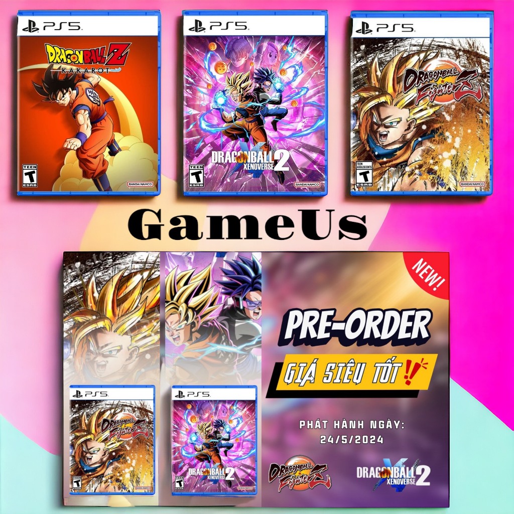 Đĩa Game Ps5 Dragon Ball Z Kakarot _ Dragon Ball Xenoverse | Shopee ...