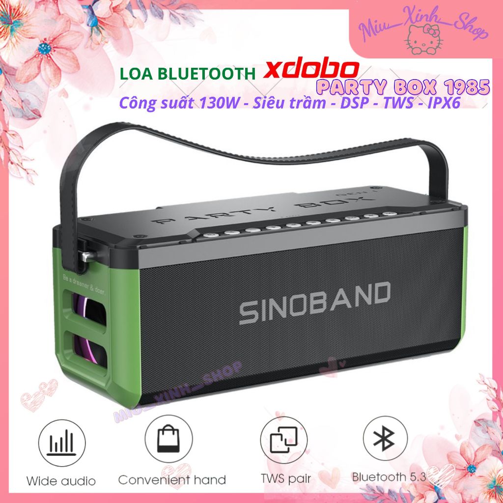 ★Chính hãng★ Loa Bluetooth Xdobo Party Box 1985 130W Siêu Trầm - DSP ...