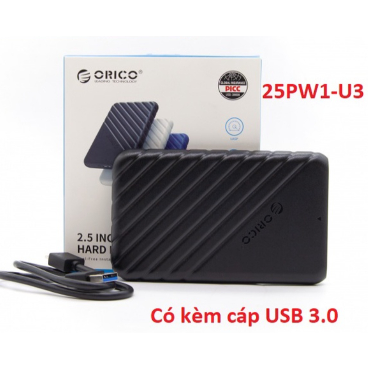 Hộp Đựng Ổ Cứng 2.5 inch USB 3.0 Orico 25PW1-U3 (HDD/SSD) - HDD Box Chính Hãng | Shopee Việt Nam