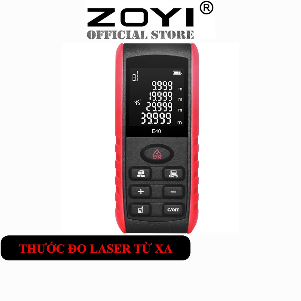 Thước đo laser từ xa Zoyi, thước đo khoảng cách laser chuyên nghiệp ...
