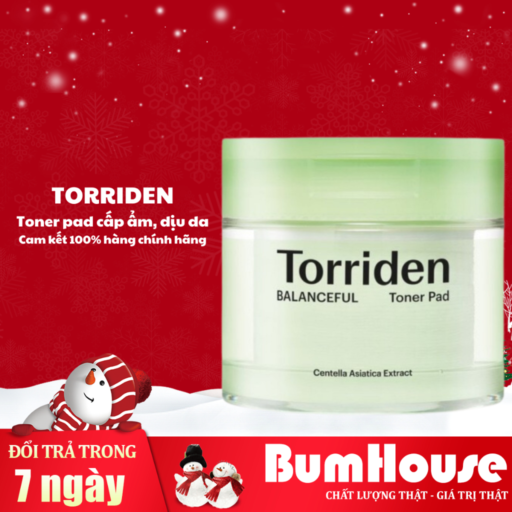 Toner Pad hàng ngày TORRIDEN BALANCEFUL Cica, làm mát, làm dịu và tẩy tế bào da ch.ết 60 miếng ...