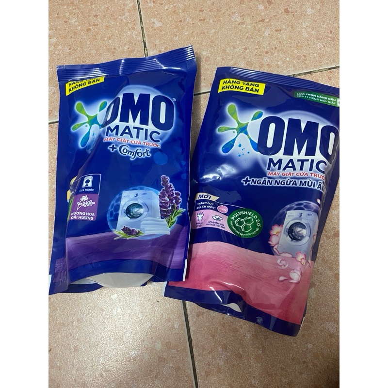 combo 5 gói nước giặt omo matic máy giặt cửa ngang ngăn ngừa mùi ẩm mốc ...
