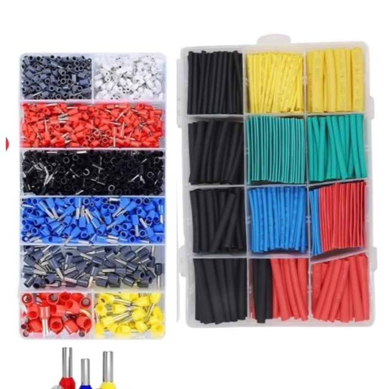 Hộp cos pin rỗng bọc nhựa 1200 cái,bộ đầu cos dây điện,1200c cos pin rỗng,cốt kim thông,kim dài ...