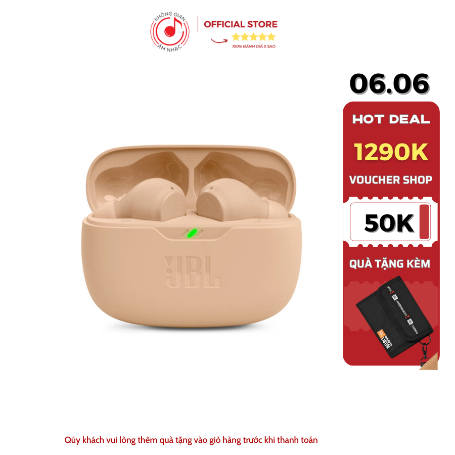 [TẶNG VÍ SGS x JBL] Tai Nghe Bluetooth True Wireless JBL Wave Beam ...