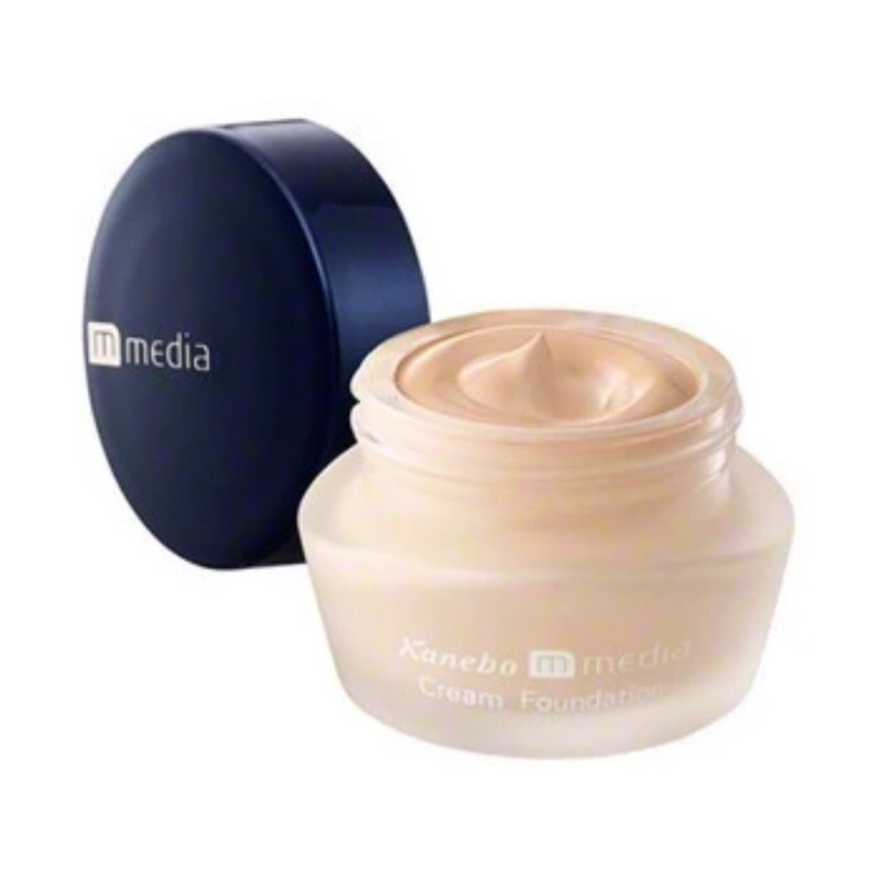Hũ kem nền dưỡng ẩm Kanebo Media Cream Foundation SPF17 PO-B1 OC-E1 | Shopee Việt Nam