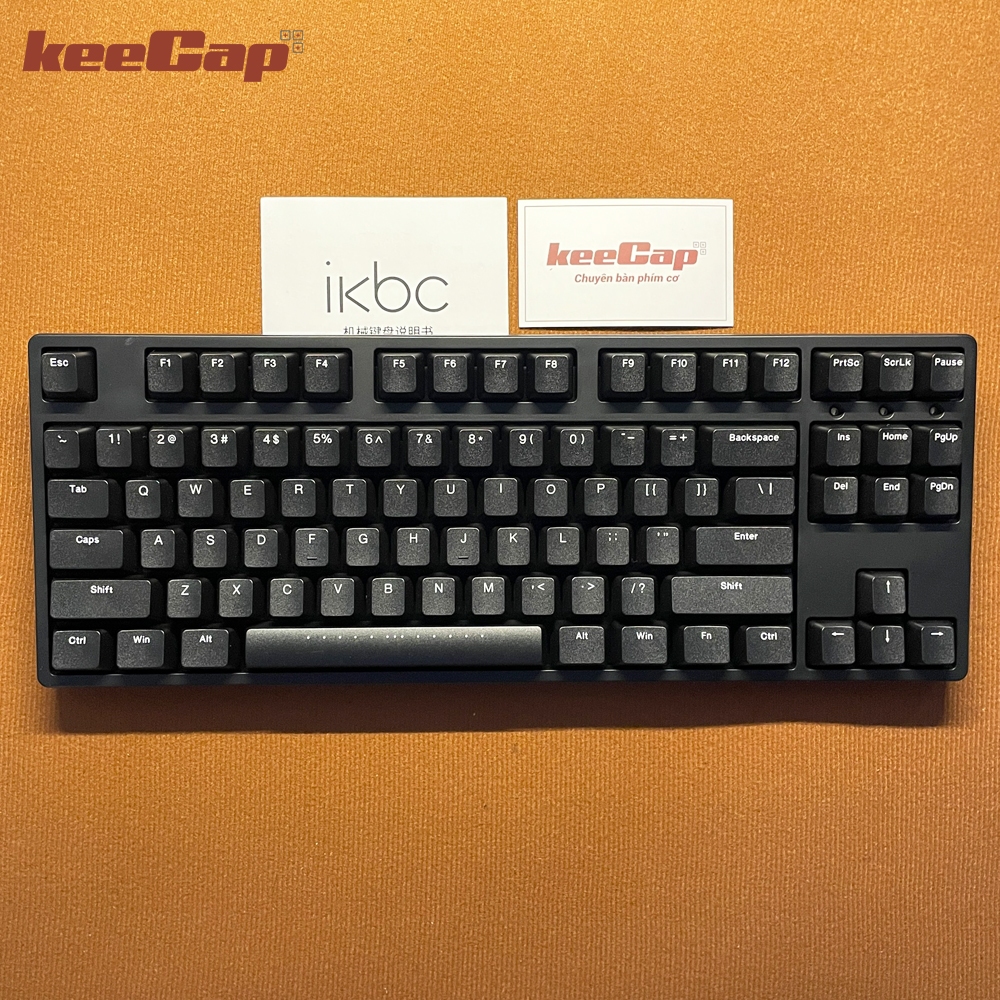 [KEECAP] Bàn phím cơ không dây IKBC W200 Full Black (87 phím – Cherry MX red switch – wireless 2 ...