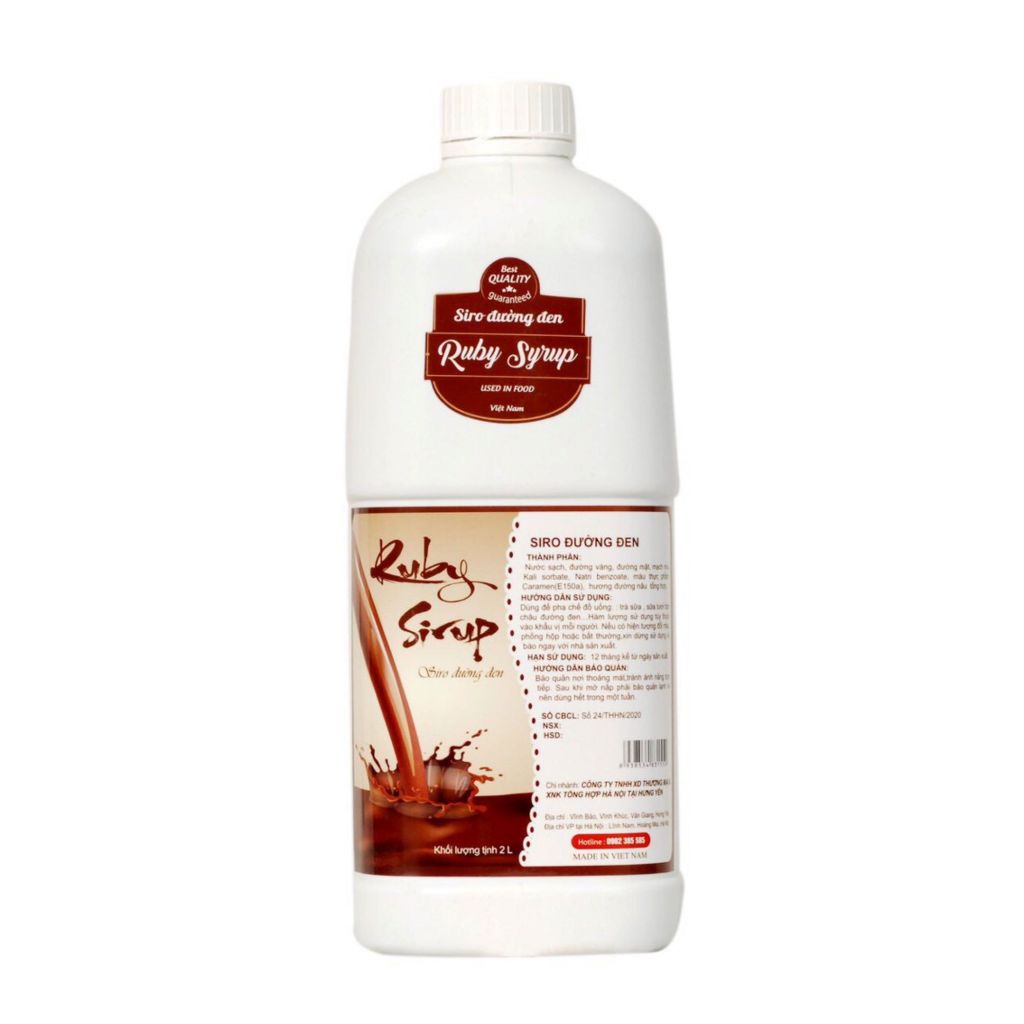 Syrup đường đen Ruby can 2 lít | Shopee Việt Nam