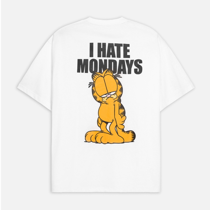 Áo Thun BOO Unisex Oversized In Hình Mèo Garfield I Hate Mondays ...